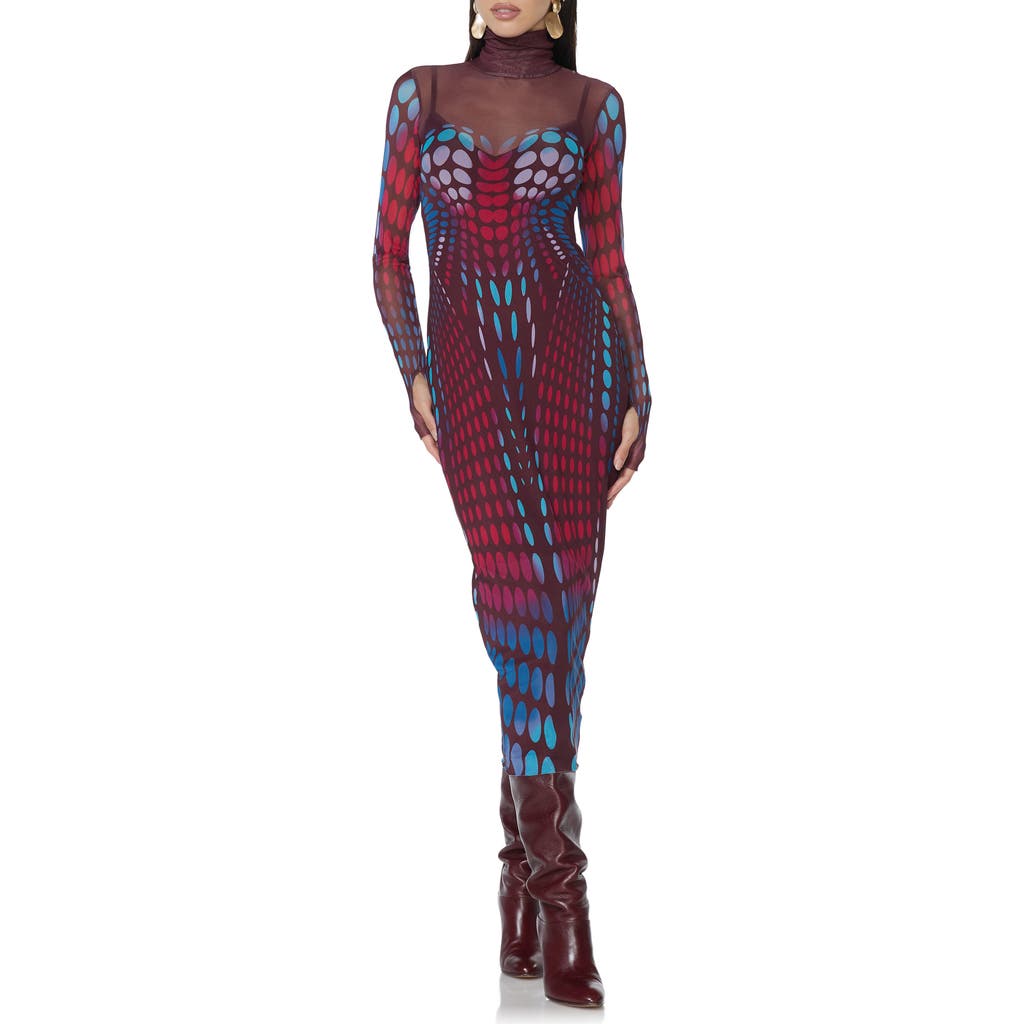AFRM shailene turtleneck midi dress